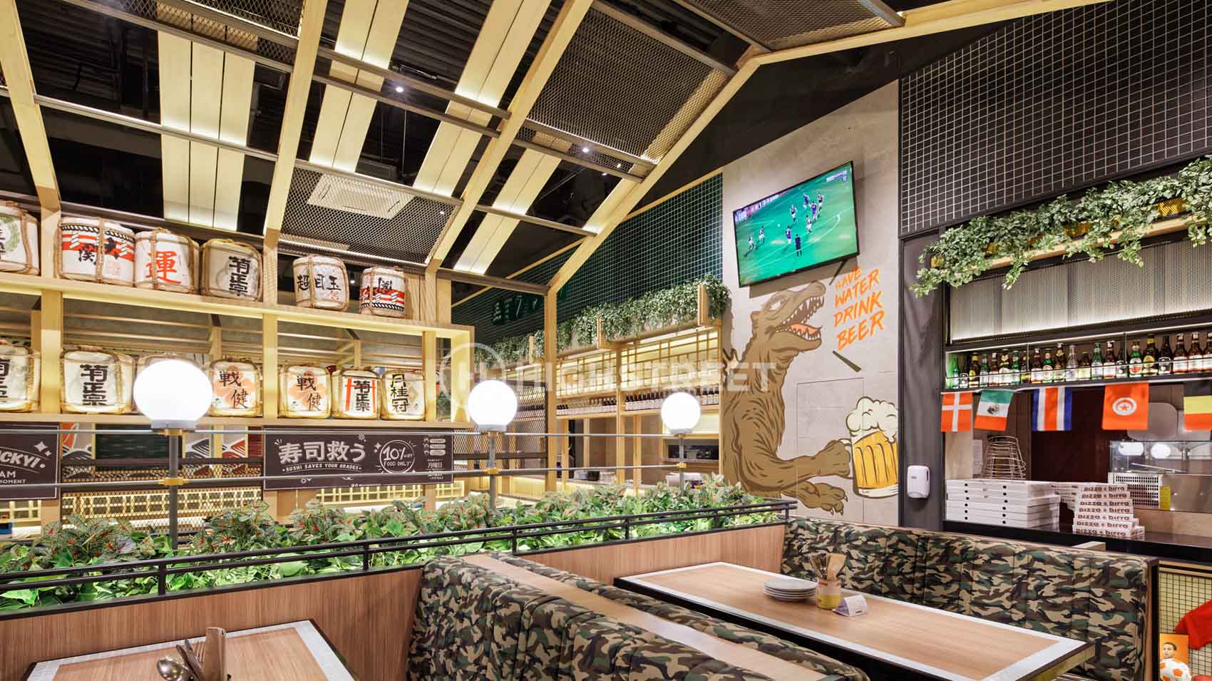 Sushi Groove PVJ Bandung - Our Interior and Architectural Design Work ...